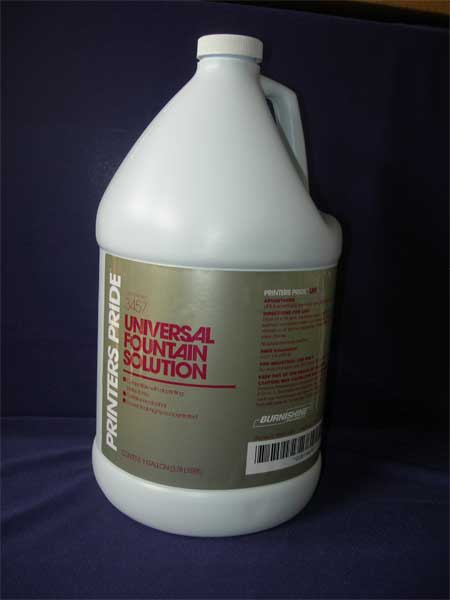 3457 Universal Fountain Solution Concentrate, 1-Gallon – Printing ...