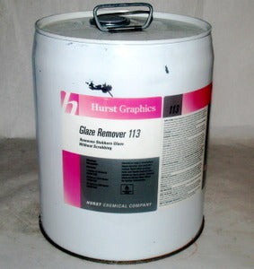 Hurst's 113 Glaze Remover, 5 Gallons – Printing Supplies Direct