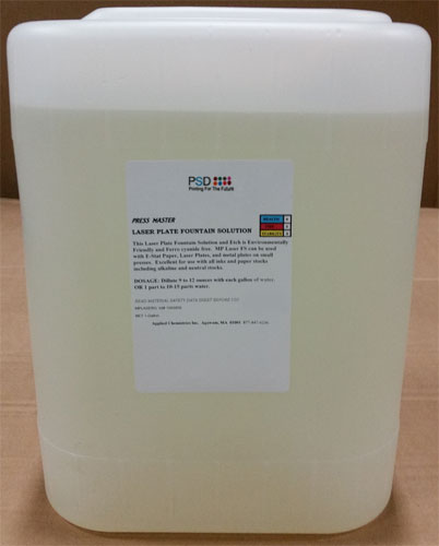 PSD Laser Plate Fountain Solution Concentrate, 5-gallons – Printing ...