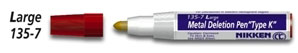 Nikken Metal Plate Deletion Pen, Type K - Large – Printing Supplies Direct
