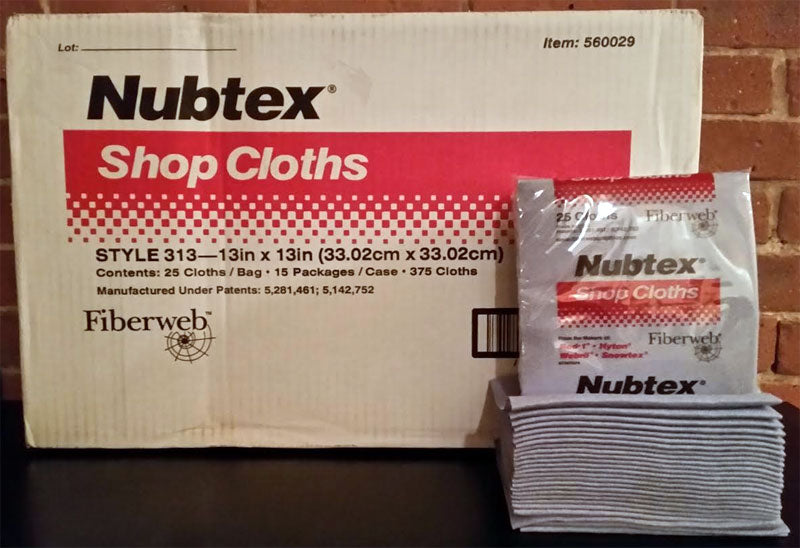 Nubtex Cloths, 13" X 13", 375/Case – Printing Supplies Direct