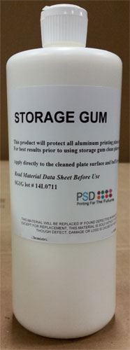 PSD Storage Gum for all metal plates, 1-quart – Printing Supplies Direct