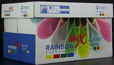8.5 X 14 Rainbow Max Carbonless Paper, 4 part, 5000 Sheets – Printing ...
