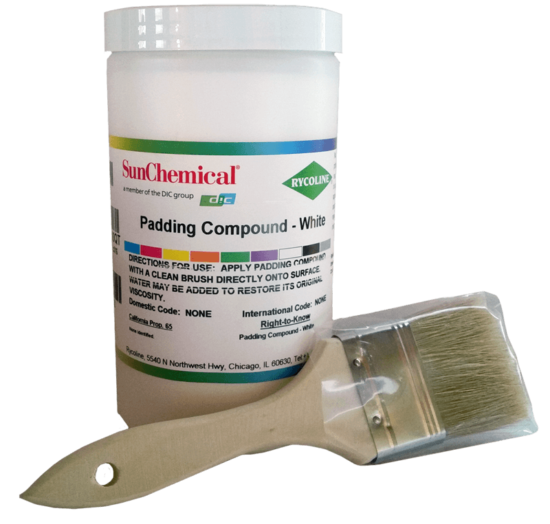 ABDICK White Padding Compound, 1 QT – Printing Supplies Direct