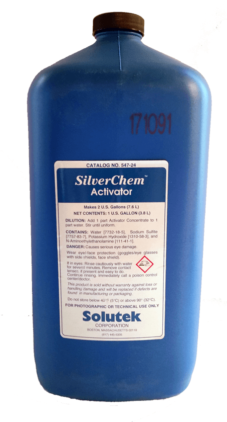 Solutek SilverChem Activator - 4 x 1 gallon – Printing Supplies Direct