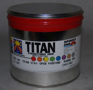Titan Stay-Open Pantone Rubine Red, 5 lbs. – Printing Supplies Direct