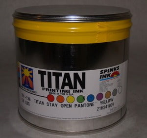 Titan Stay-Open Pantone Yellow, 5 lbs. – Printing Supplies Direct